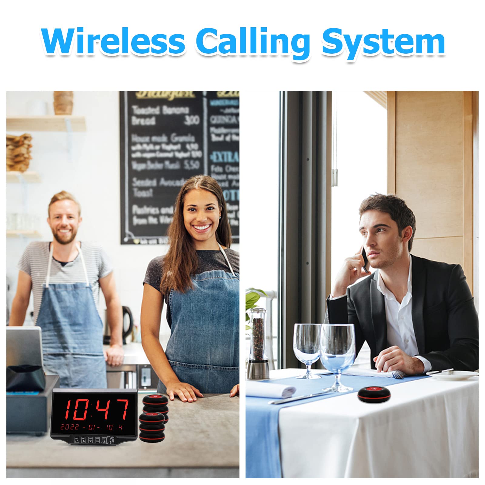 Daytech Restaurant Pager System Wireless Calling System for Customers ... Daytech Restaurant Pager System Wireless Calling System for Customers ...